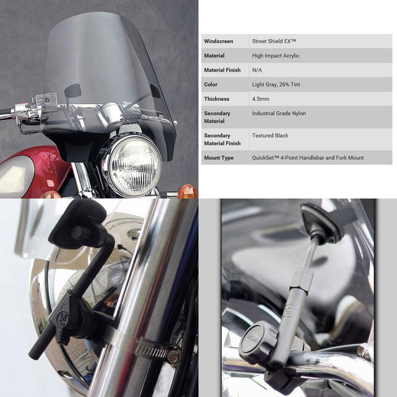 Harley Davidson FXDB Dyna Street Bob Windschermen